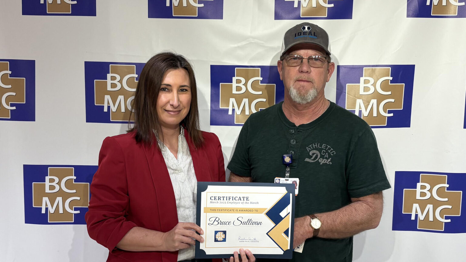 Bruce Sullivan Named March BCMC Employee of the Month - Saline River News