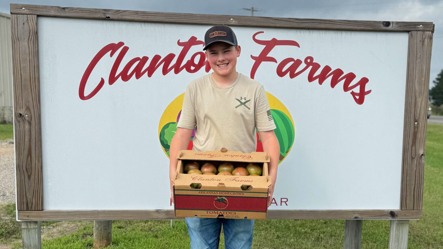 Clanton Farms Delivers First Box of Tomatoes for 2025 Season - Saline ...
