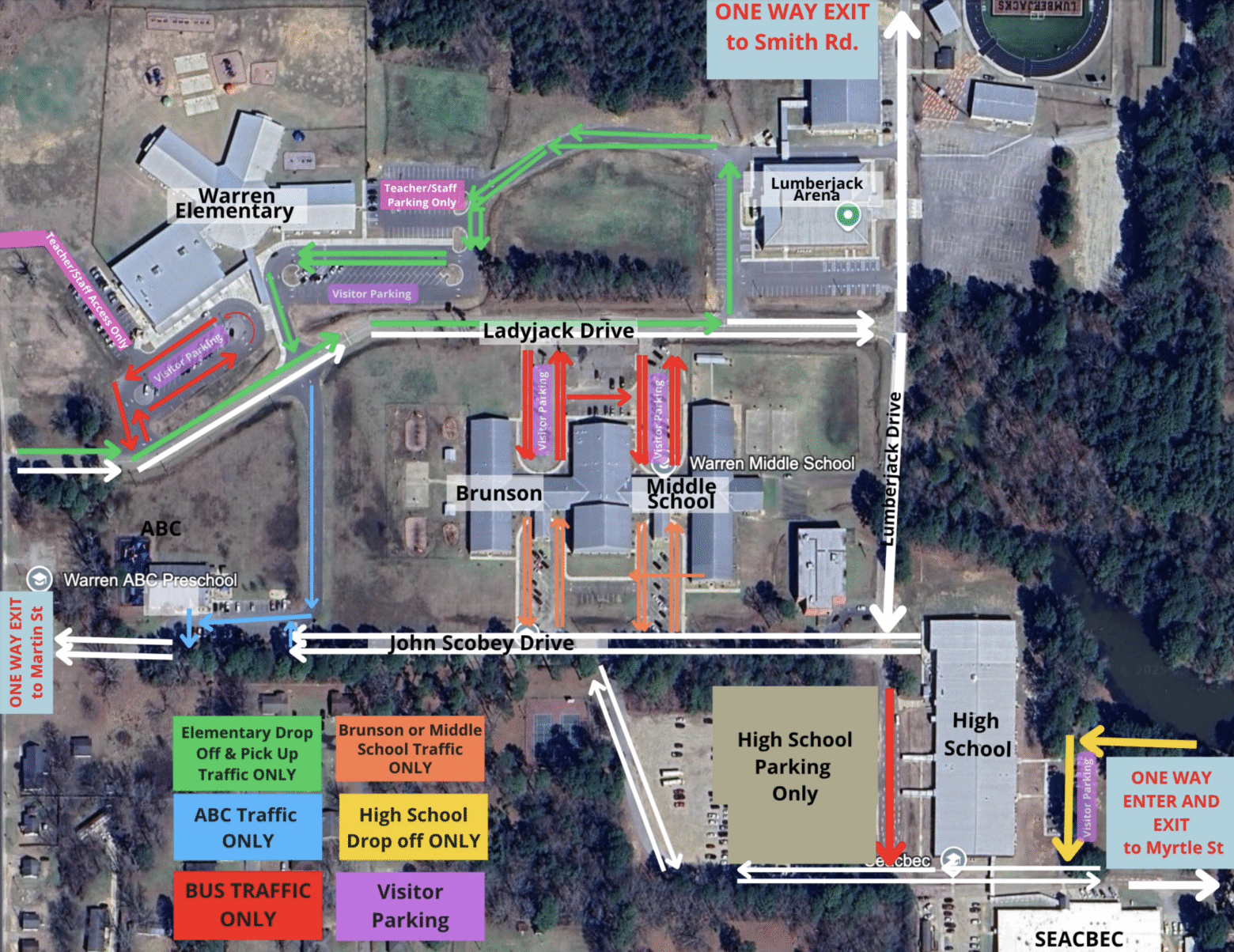 Warren School District Shares 2025–2026 Traffic Map and Reminders ...