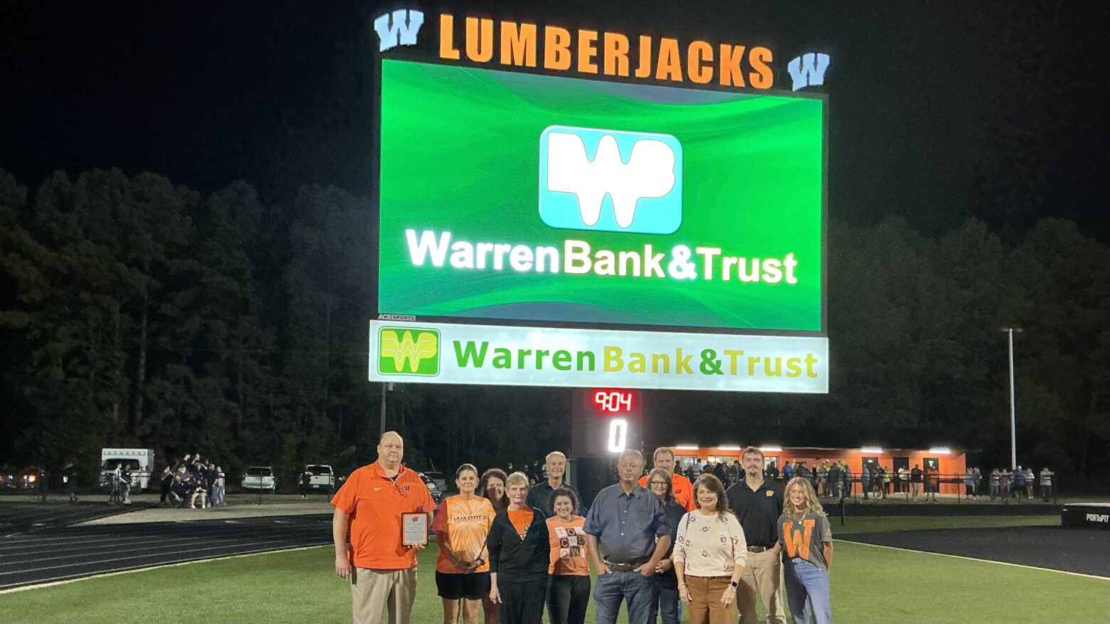 Warren School District Honors Warren Bank & Trust for Scoreboard ...