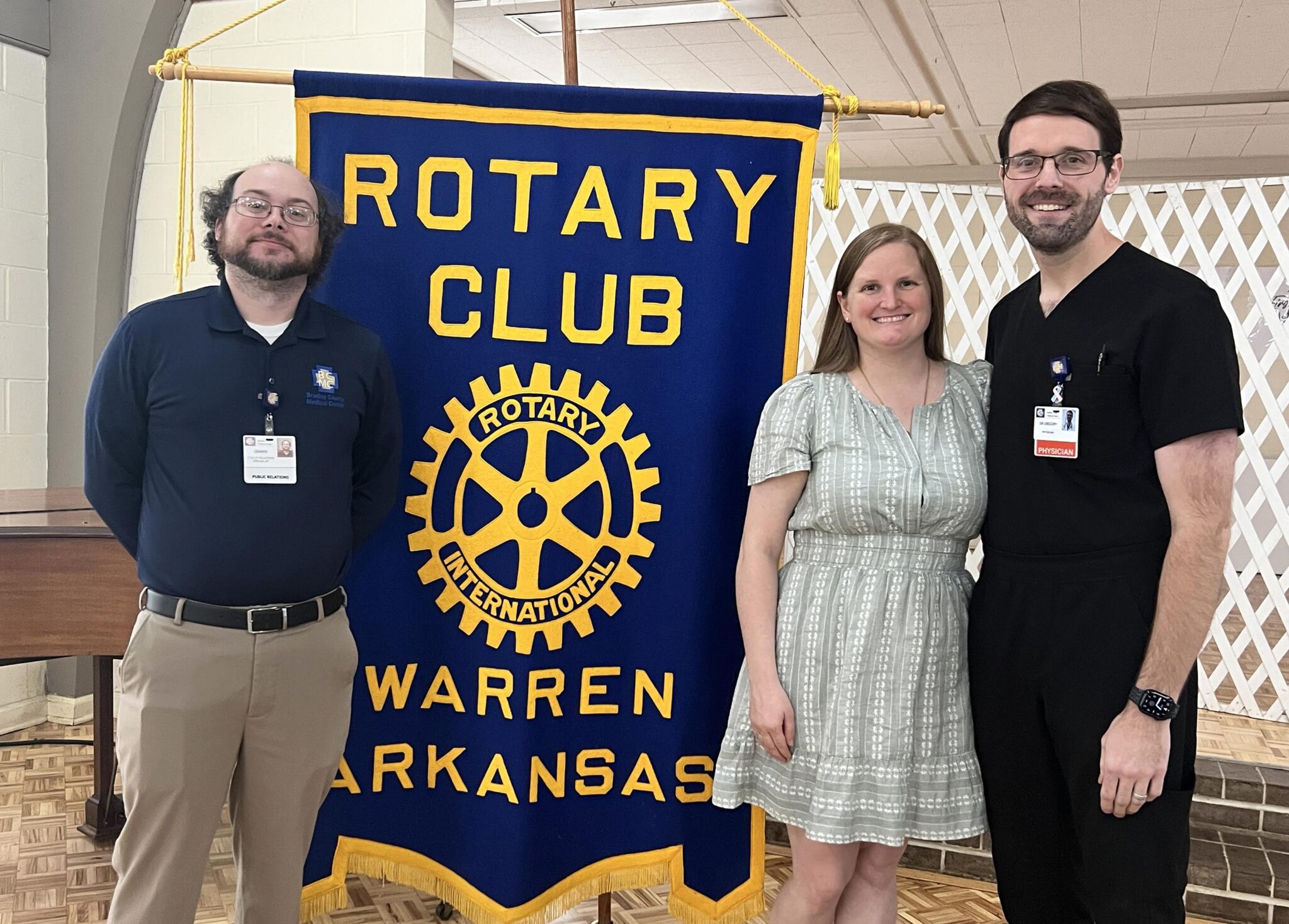 Dr. Russell Gregory of BCMC Rural Health Clinic Speaks to Rotary Club ...