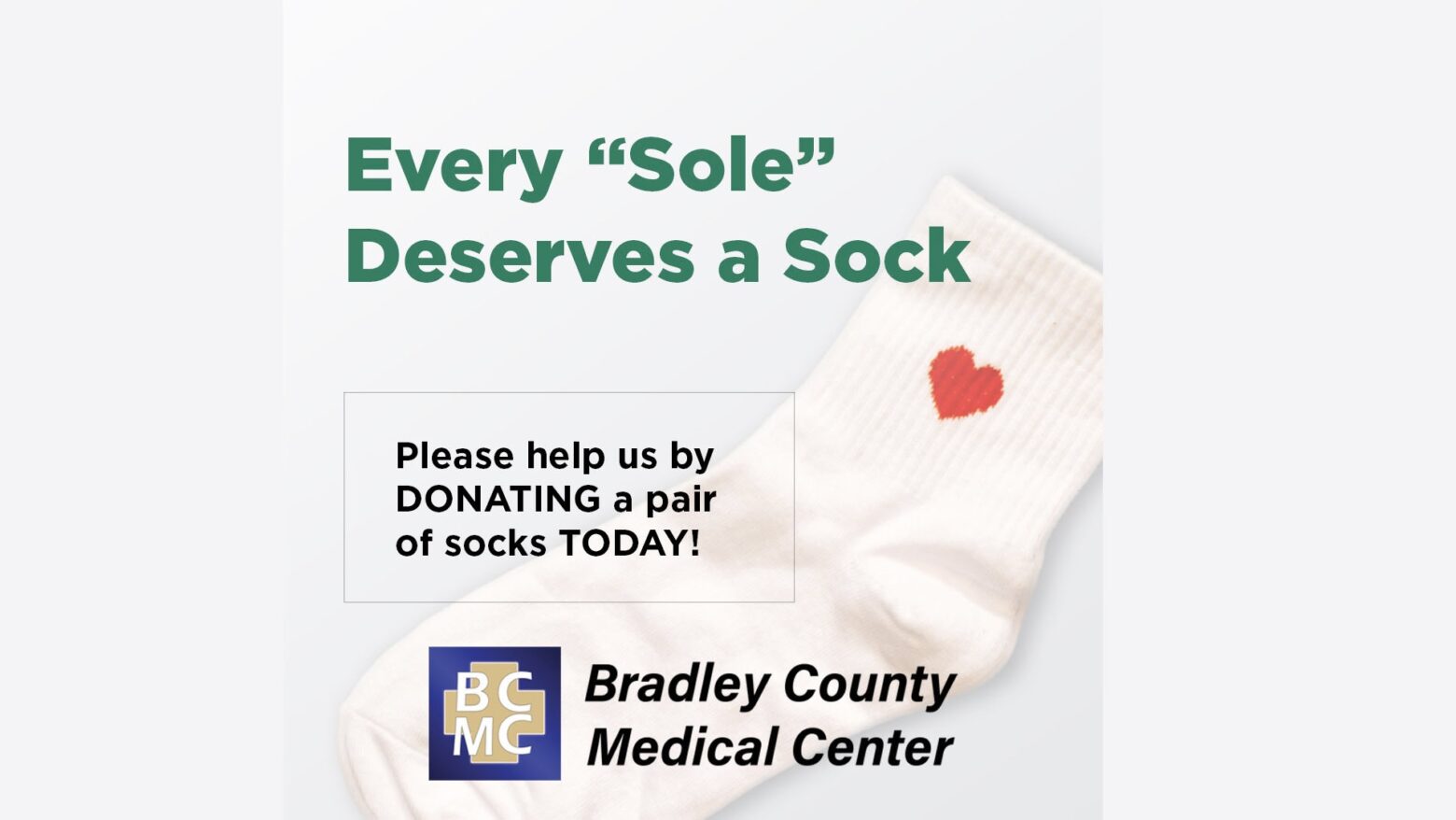 BCMC Wound Care Clinic Hosting Sock Drive During September - Saline ...