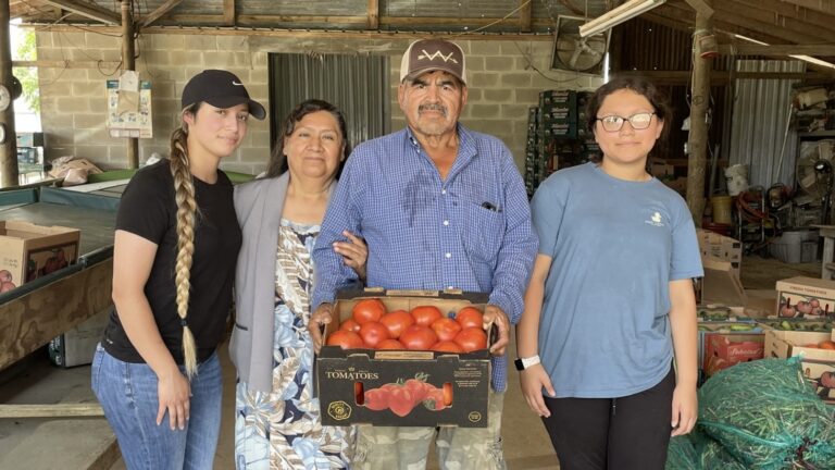 Peña Farms Delivers First Box of Tomatoes for 2026 - Saline River News